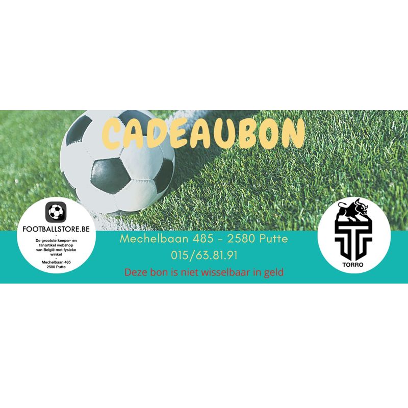 Koop hier je cadeaubon voor zowel online als in de winkel | Webshop Football Store Putte